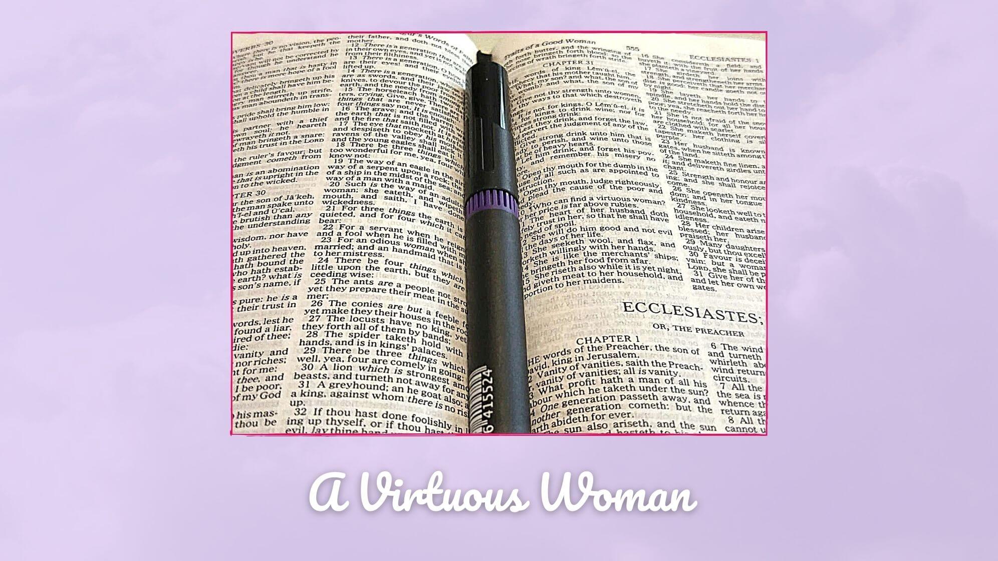 Who Can Find a Virtuous Woman? | Proverbs 31:10 - A Ruby in the Rough
